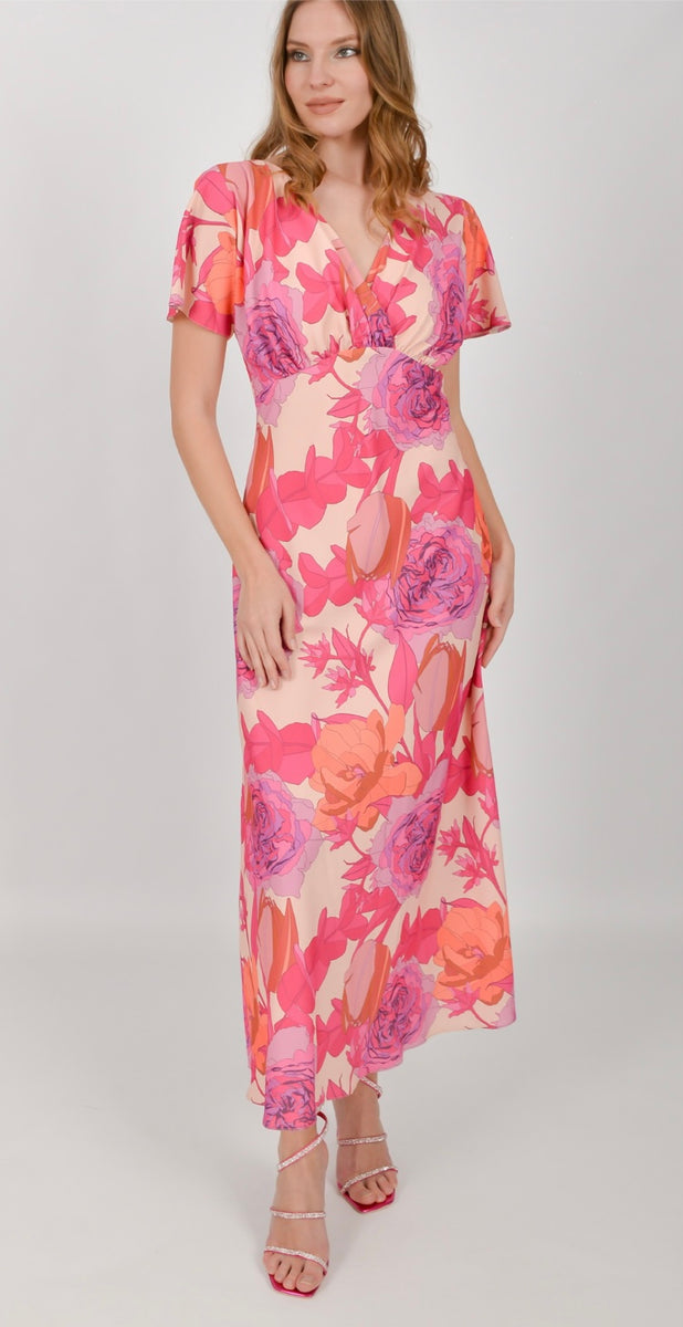 Pink & Orange Dress - Allison – verityplum.online